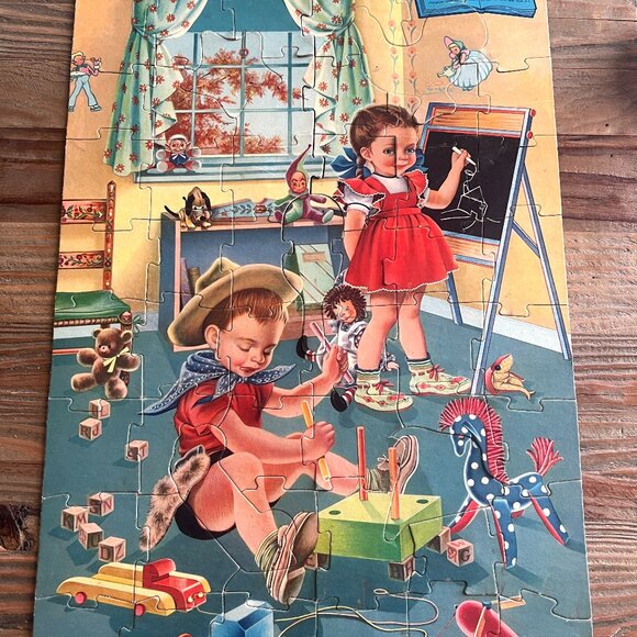 Jaymar Specialty Co. | Toys | Vintage 94s Kids Puzzle Jaymar Specialty ...